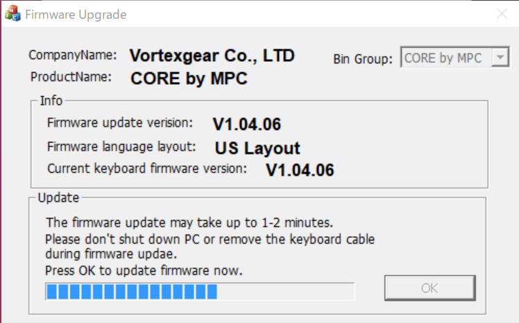 Vortex COREのカスタマイズ再び - Bigotor